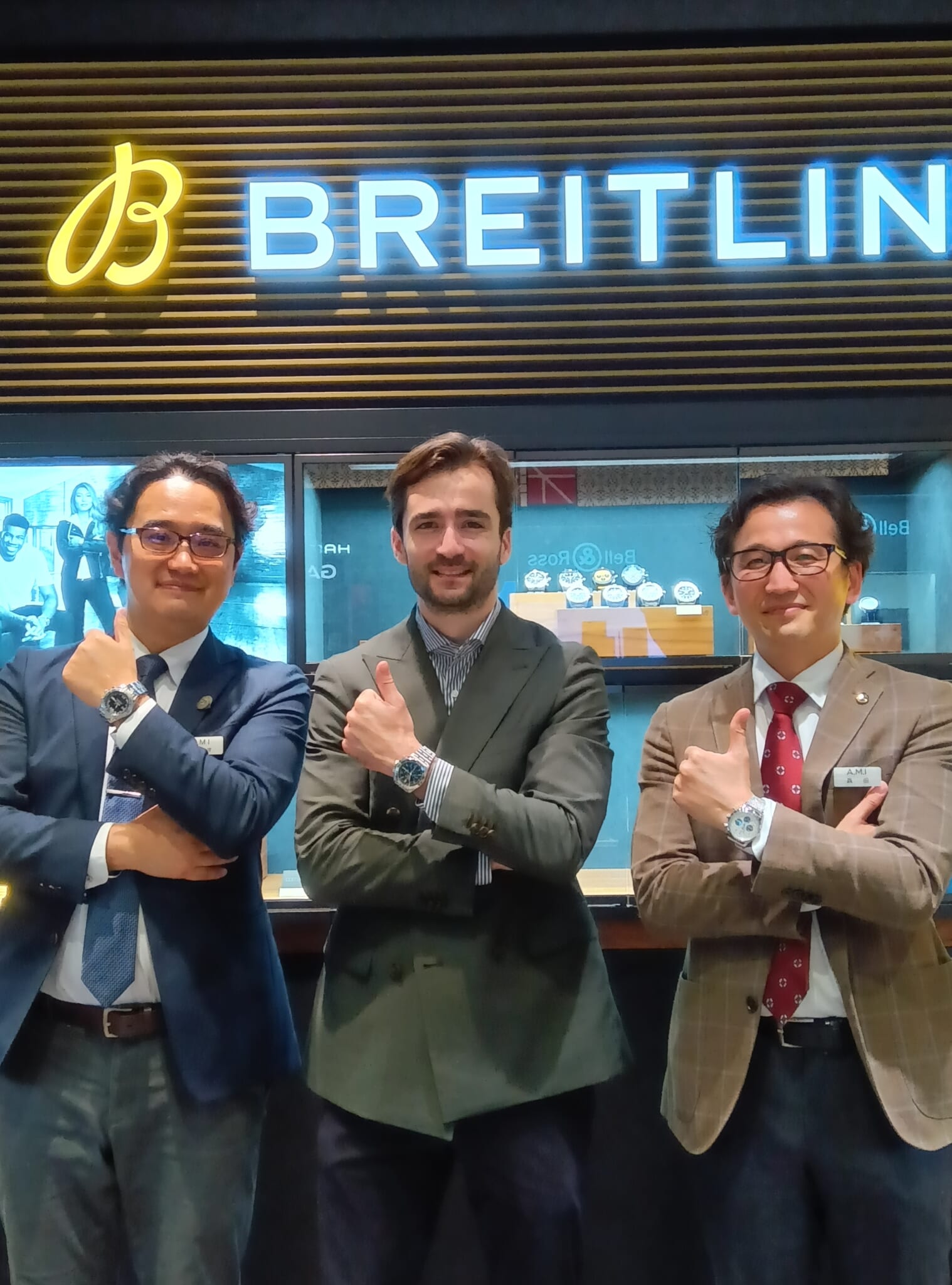 ブライトリングジャパンの新社長ジェローム・シュムッツ（Jérôme Schmutz）氏にお店にお越し頂きました！ | ブランド腕時計の正規販売 ...